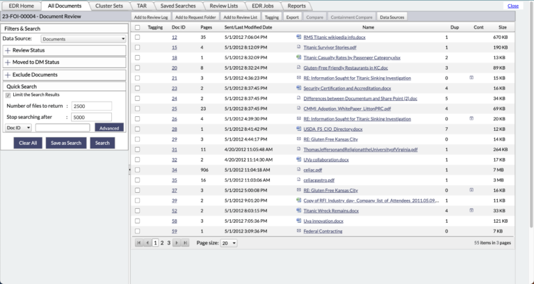Electronic Document Review - FOIAXPress | OPEXUS