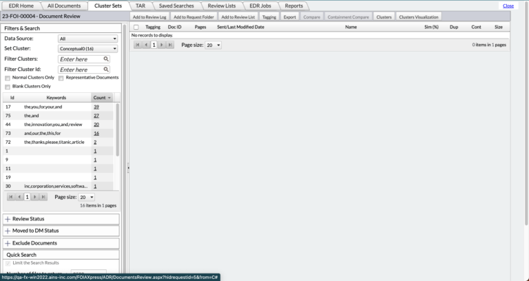 Electronic Document Review - FOIAXPress | OPEXUS