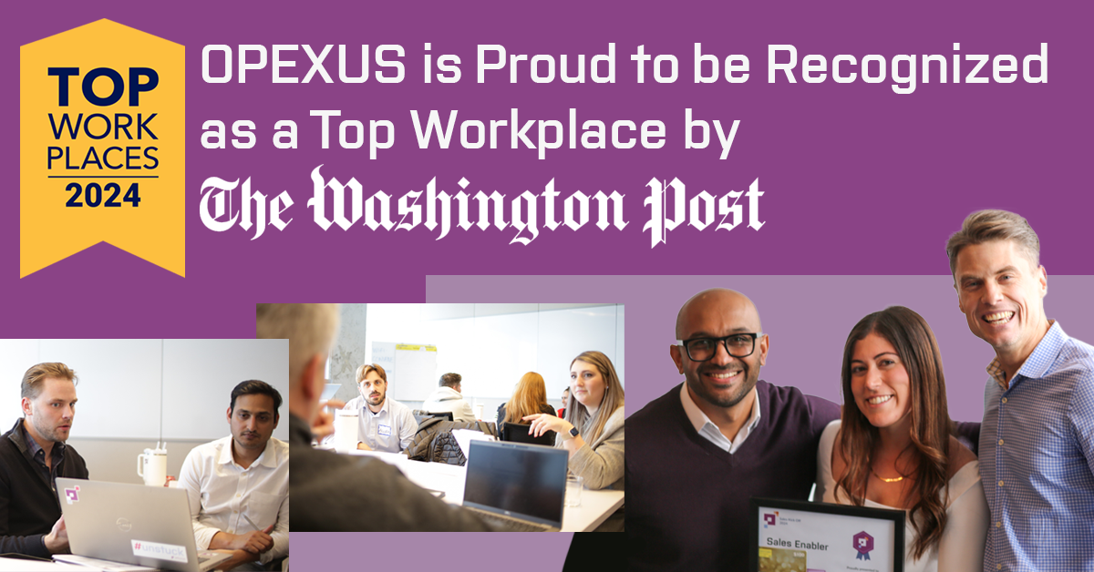 OPEXUS Named Top Workplace by Washington Post | OPEXUS